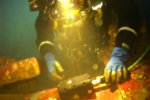 Underwater Inspection - Diver Deployed NDT Solutions - TSC Subsea